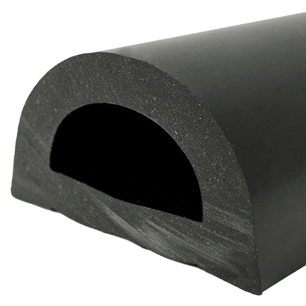 Boat D Fender Rubbing Strake 76MM Base Black 15 Metre Roll | Callisto ...